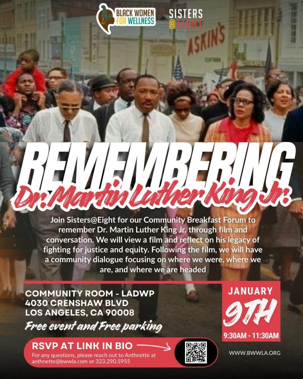Sisters@Eight: Remembering Dr. Martin Luther King Jr. - Black Women for ...